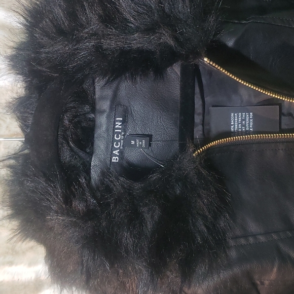 Baccini | Jackets & Coats | Baccini Leather Jacket | Poshmark